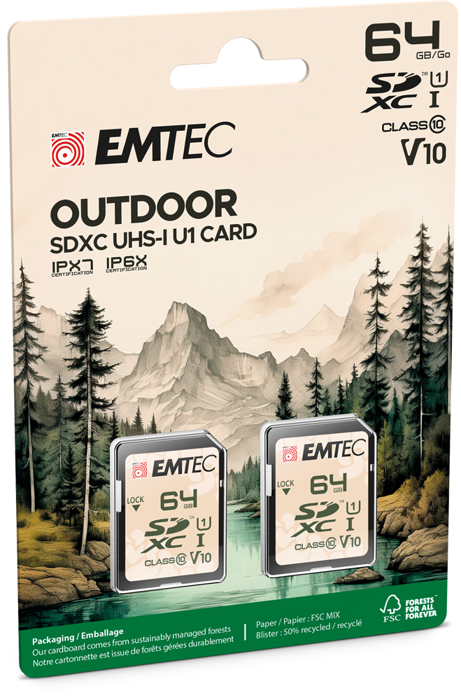 SD UHS-I V30/V10 OUTDOOR | EMTEC