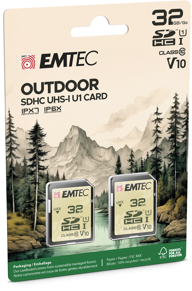 SD UHS-I 30/V10 OUTDOOR | EMTEC