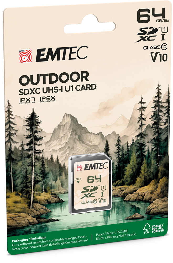 SD UHS-I V30/V10 OUTDOOR | EMTEC
