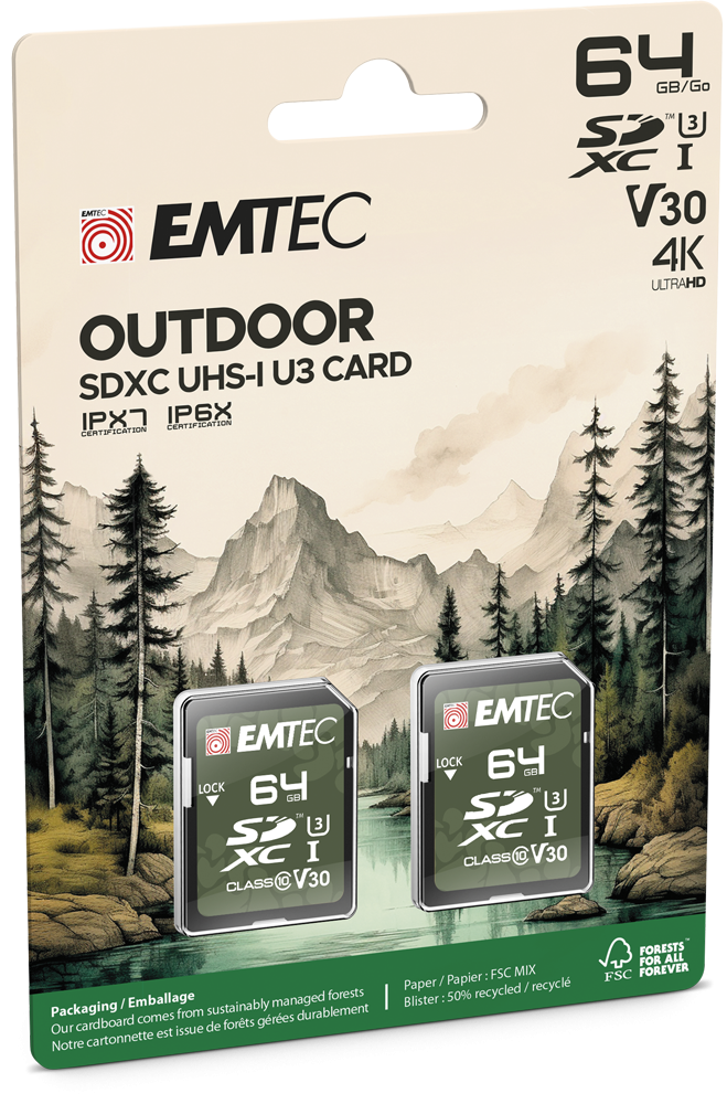 SD UHS-I V30/V10 OUTDOOR | EMTEC
