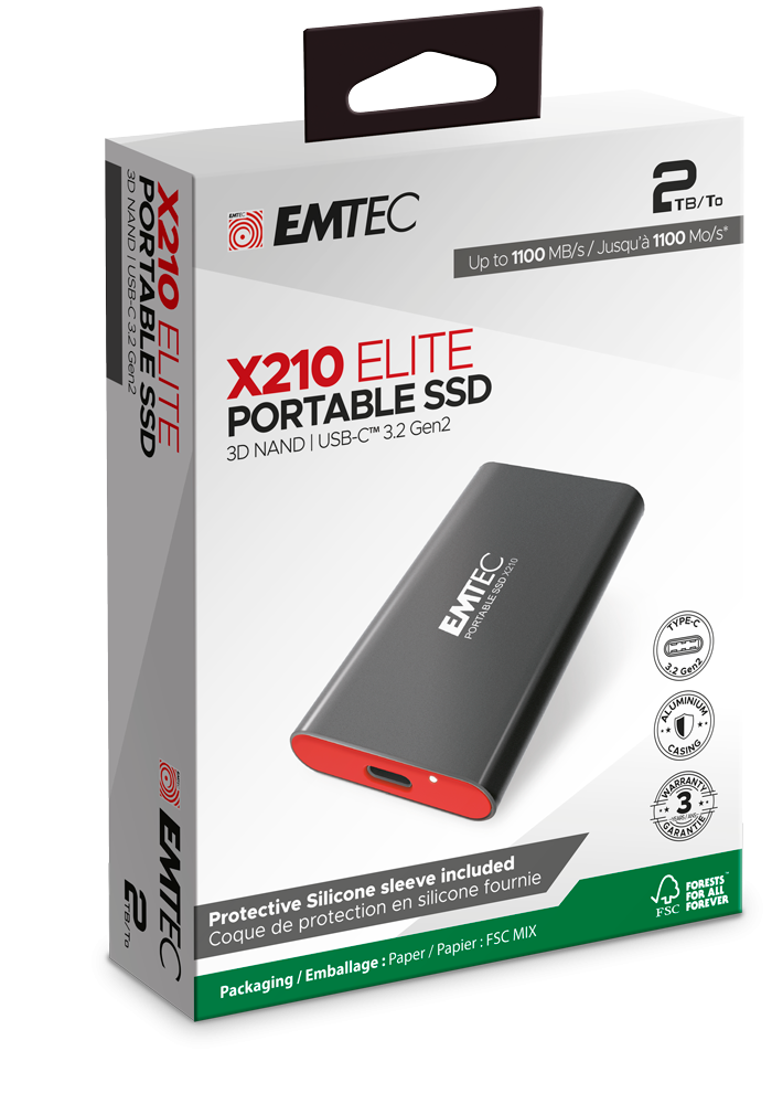 X210 ELITE Portable SSD | EMTEC