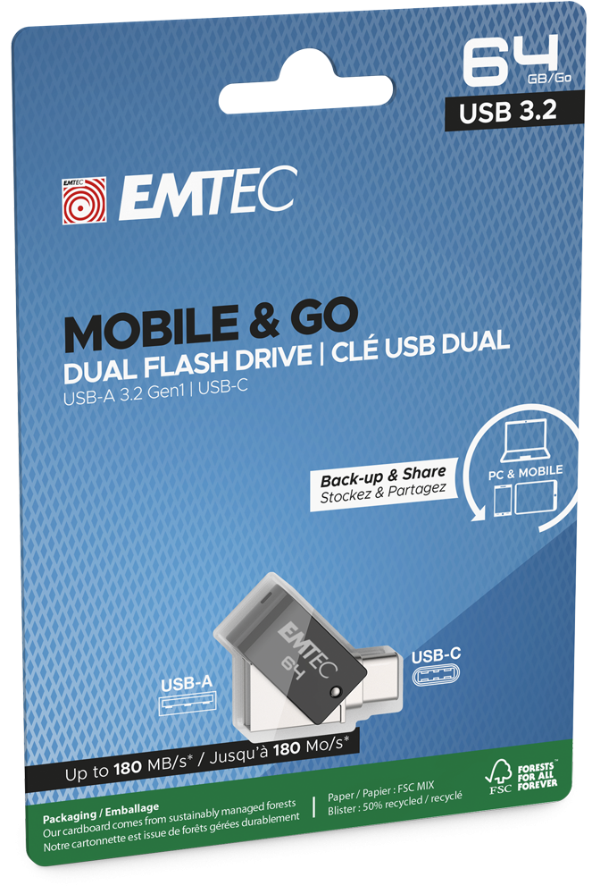 T260C Mobile & Go Type-C | EMTEC