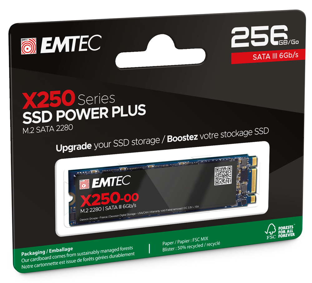 X250 M2 SATA SSD Power Plus | EMTEC
