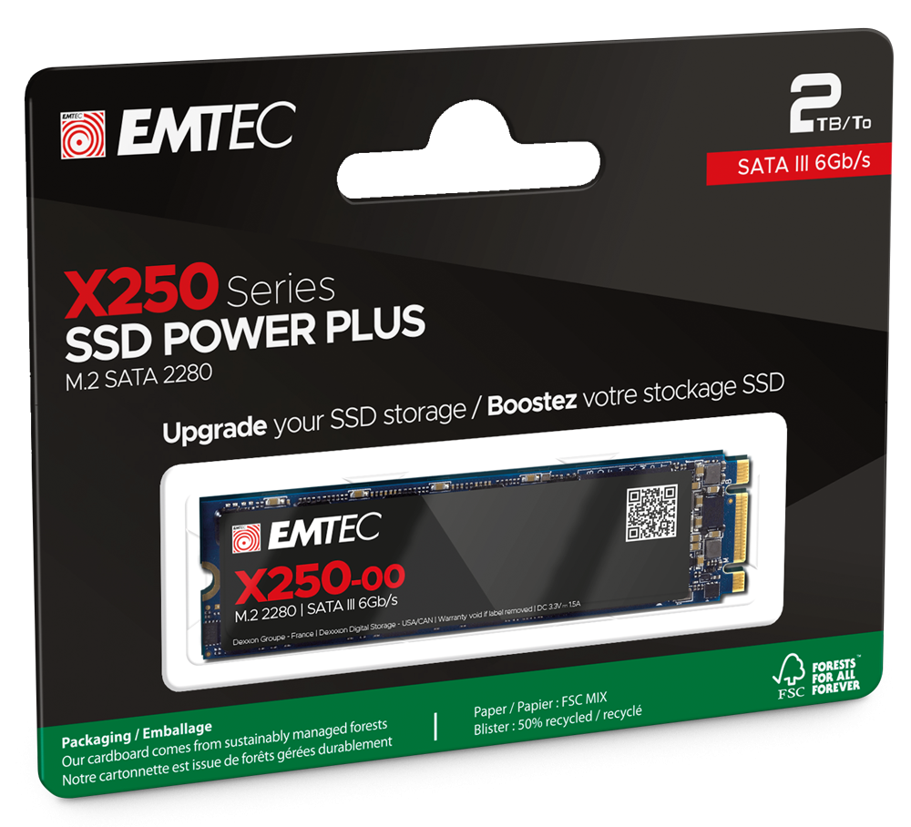 X250 M2 SATA SSD Power Plus | EMTEC
