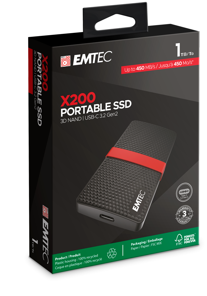 X200 Portable SSD Power Plus | EMTEC