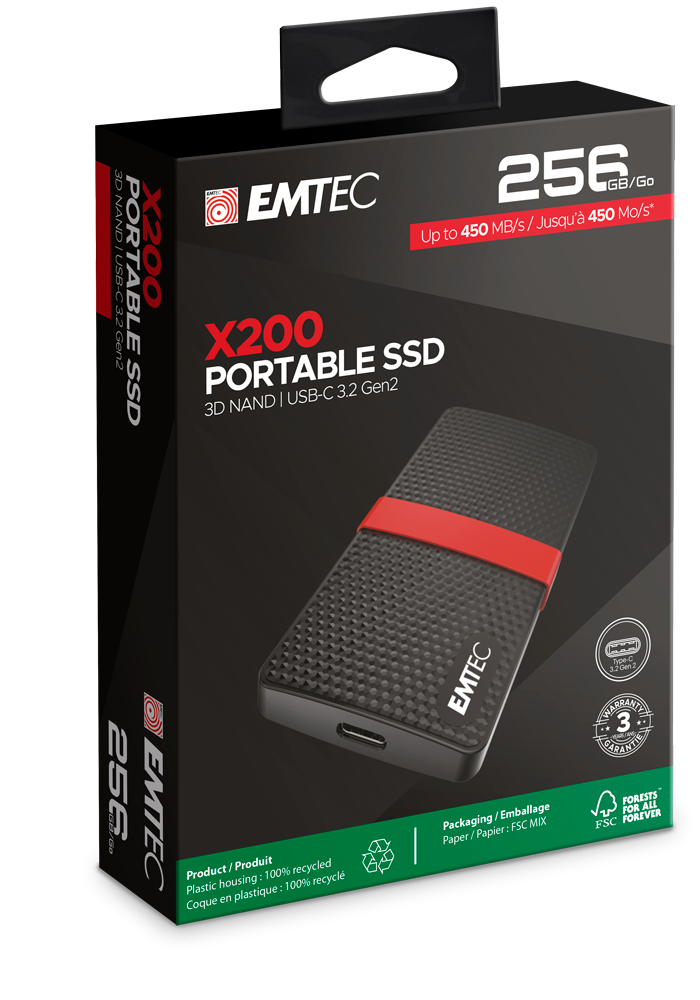 X200 Portable SSD Power Plus | EMTEC