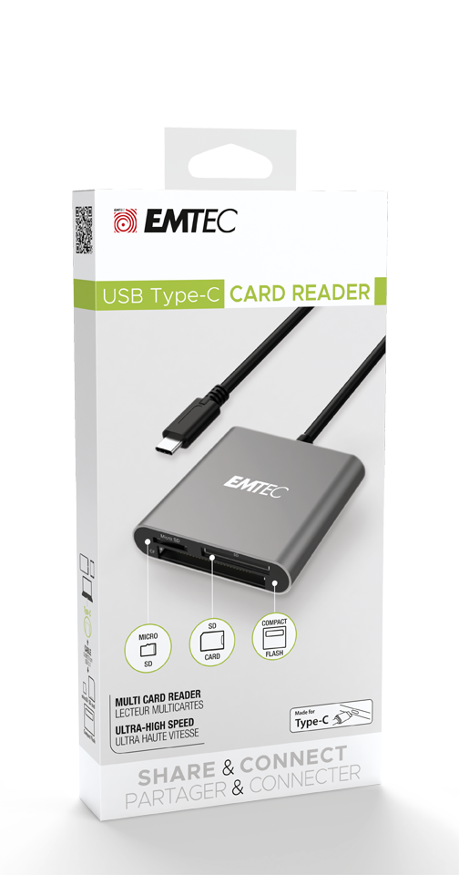 T610C Type-C Card Reader | EMTEC