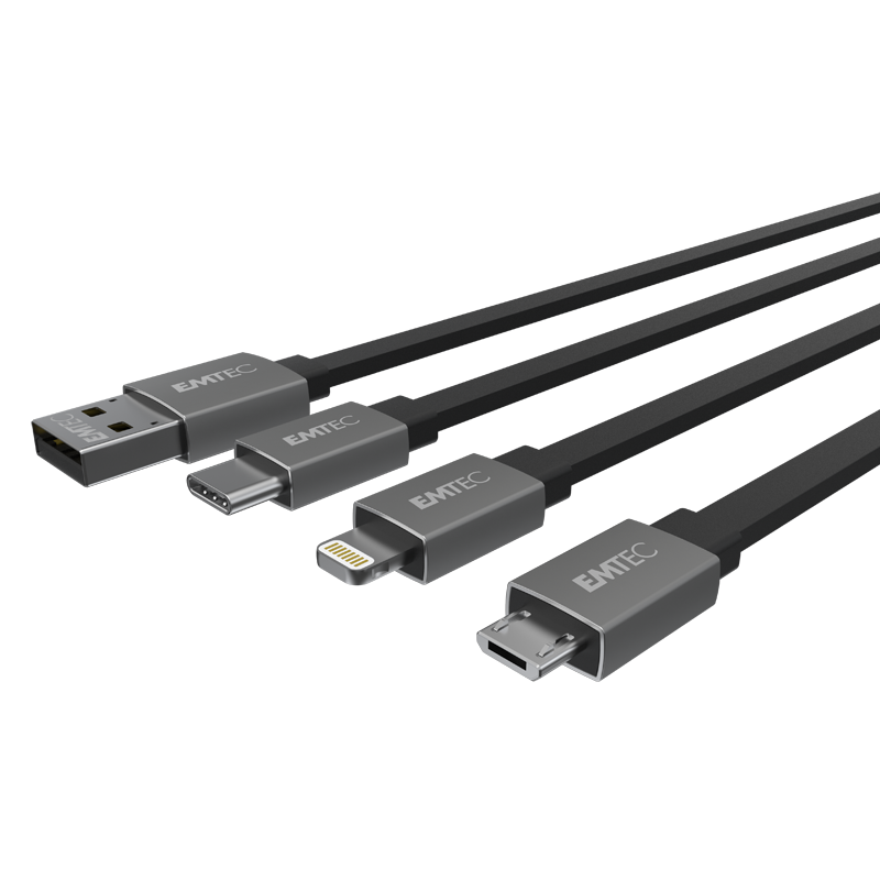 T700 Cables Lightning / micro-USB / Type-C | EMTEC